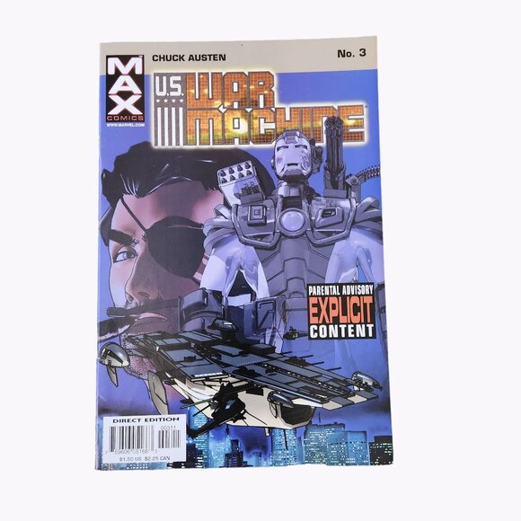 Marvel | Other | Marvel Us War Machine 3 Comic Book Collector Bagged ...
